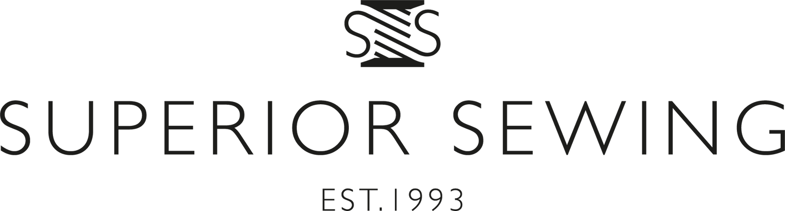 Hue black geo line – Superior Sewing