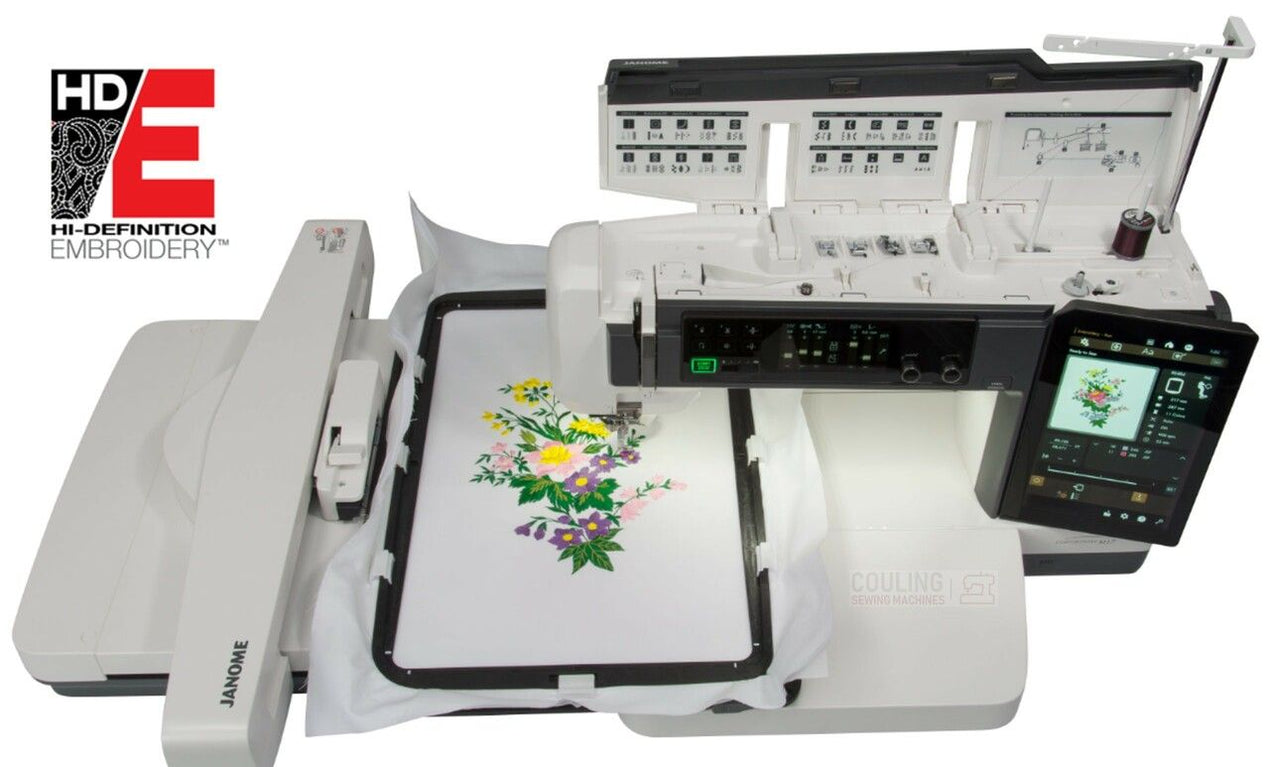 Janome Continental M17 Sewing, Quilting and Embroidery Machine ...